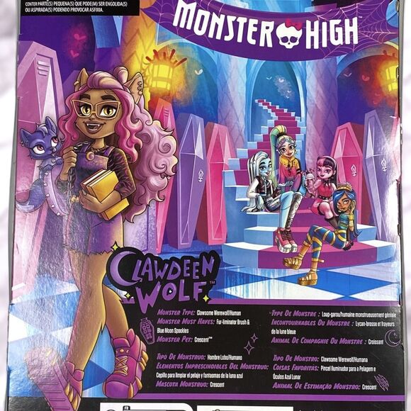 monster high | Toys | Monster High Clawdeen Wolf Doll Werewolf Crescent ...